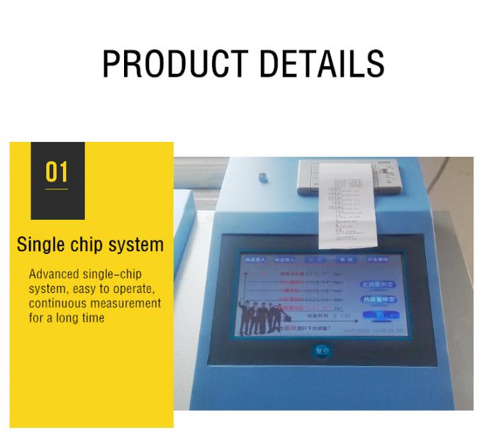 Lab ASTM D5865 Kalorimeter Bom Oksigen Penyerapan Panas