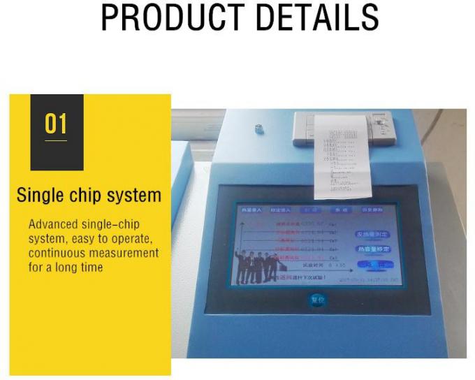 ASTM D4809 Laboratorium Nilai Kalori Kalori Batubara Meter